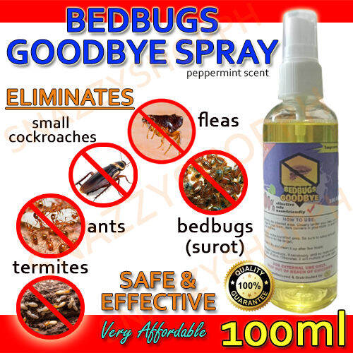 Bedbugs Goodbye Spray 100ml - Safe and Effective, Affordable ...