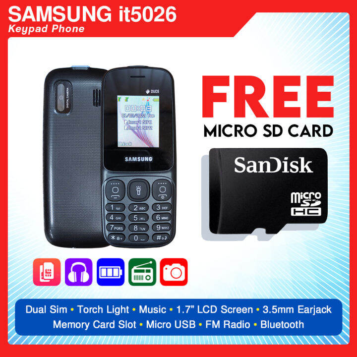 Samsung it5026 Dual Sim Basic Phone Keypad Phone 800mAh | Lazada PH