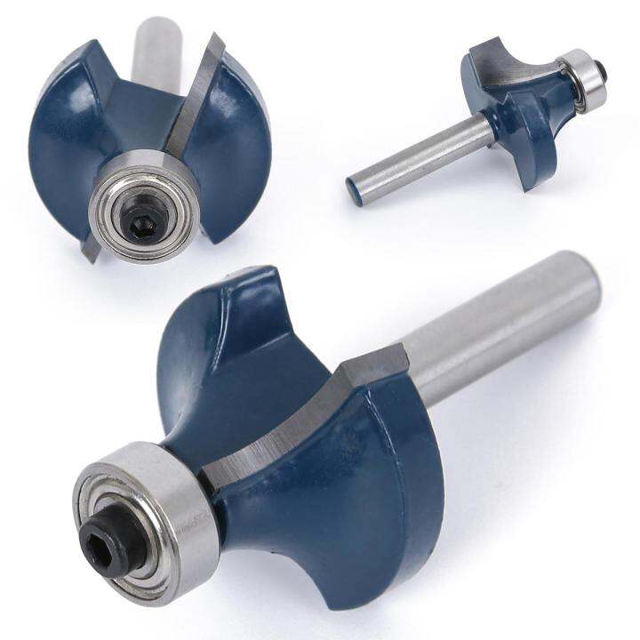 1pc 1/4" Shank 3/4" Radius Round Over Router Bit Woodworking Cutter ...
