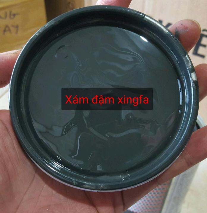 SƠN MẠ KẼM 1K YES PAINT XÁM ĐẬM XINGFA MỜ | Lazada.vn