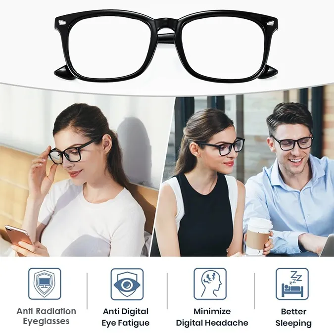 High Quality Anti-Blue Rays Computer Eyeglasses Filter Bluelight ...