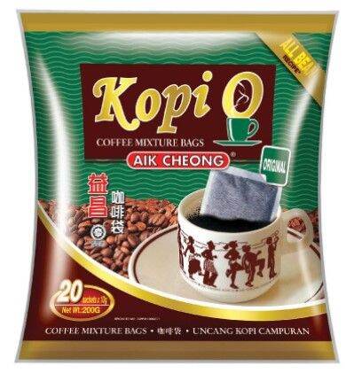 AIK CHEONG KOPI 'O' ORIGINAL 200G x 20's | Lazada