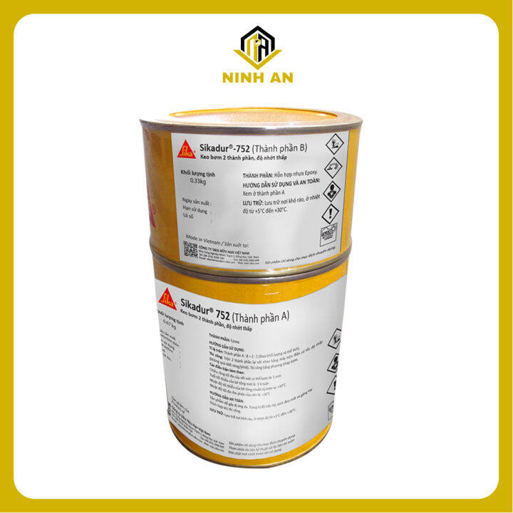 Sikadur 752 - 1 bộ A&B 1kg - xử lý nứt kết cấu bê tông | Lazada.vn