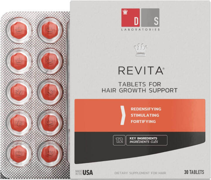 Ds Laboratories Revita Tablets Hair Growth Supplement Promotes Hair