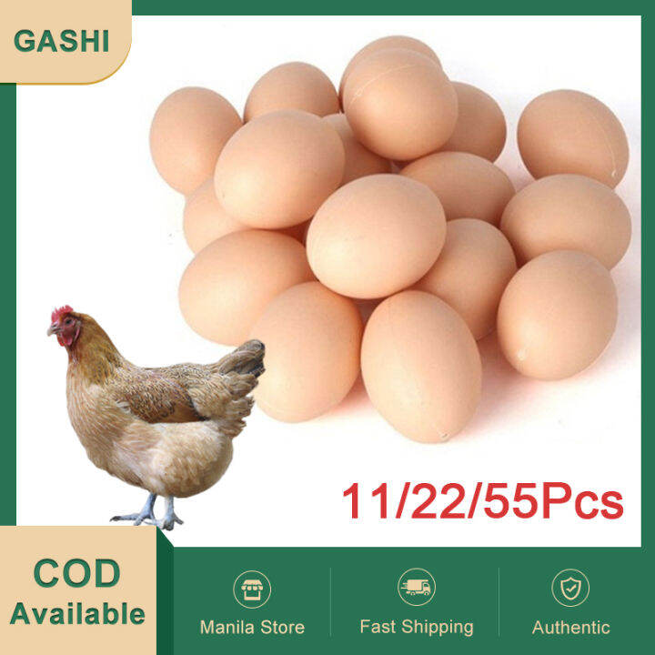 11/22/55Pcs Fake Egg Plastic Hens Eggs Dummy Eggs for Help Laying Hen ...
