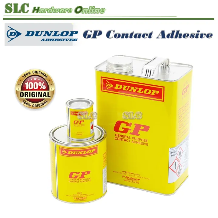 Dunlop GP Contact Adhesive 65ML 900ML / Gum Dunlop Gam Kuning | Lazada