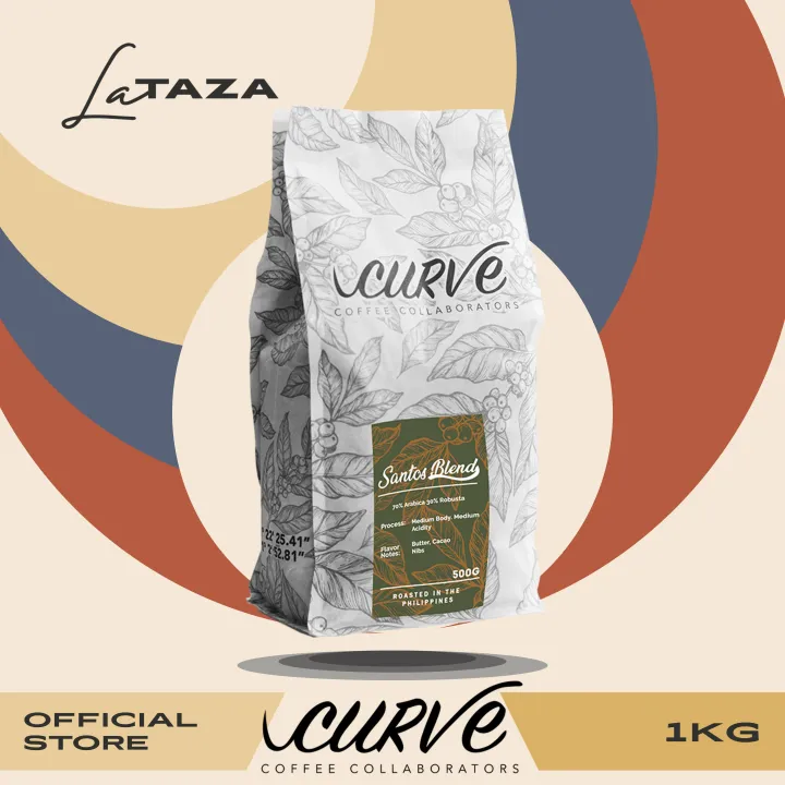 Curve Coffee Santos Blend 1kg [BEANS] | Lazada PH
