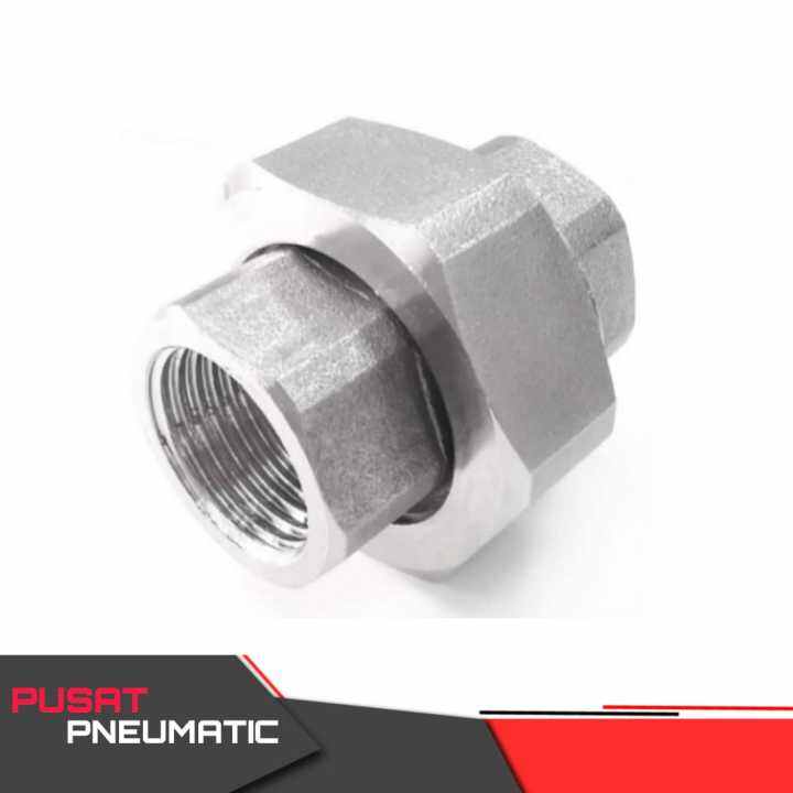 1 1/4" Union Stainless Steel Water Mur Stainless Steel Drat 1 1/4 ...