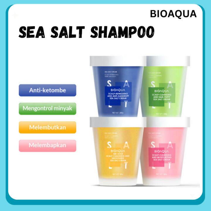Bioaqua Scalp Cleansing and Moisturizing Sea Salt Cream Anti Dandruff ...