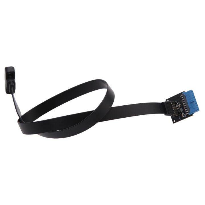 USB 3.1 Type C Front Panel Header Extension Cable 50 cm, USB 3.1 Type E ...