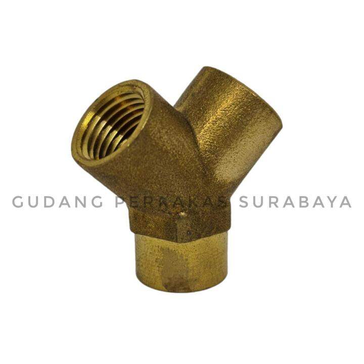 Y CONNECTOR F x F x F PIPE FITTING SAMBUNGAN SELANG FITTING PIPA ...