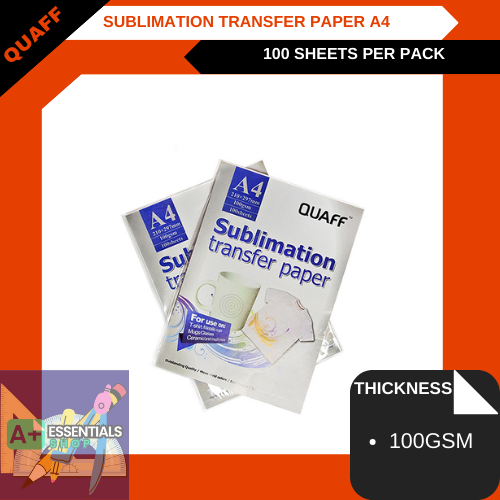SUBLIMATION TRANSFER PAPER | A4 SIZE | 100 SHEETS PER PACK | 210 X 297MM | 100GSM | Lazada PH