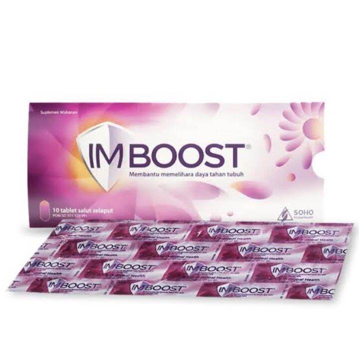 IMBOOST Tablet Multivitamin Daya Tahan Tubuh 10Tablet Vitamin Imbus ...