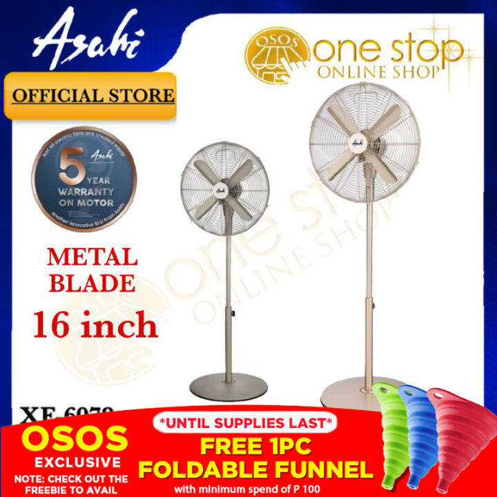 Asahi XF 6078 Retro Stand Fan Industrial Fan Adjustable height ...