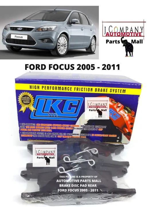 FOCUS BRAKE DISC PADS REAR 2005 - 2011 FORD LKC | Lazada PH