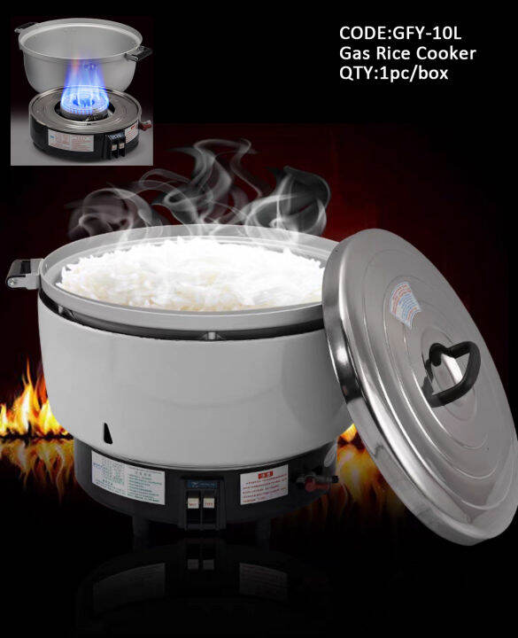 10L Commercial gas rice cooker large-capacity rice cooking machine | Lazada PH