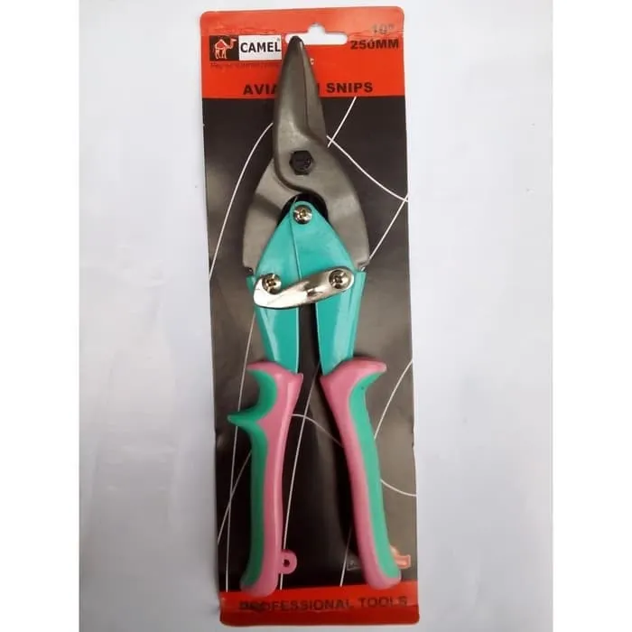 CATUR- Gunting baja ringan/gunting seng CAMEL 10in lurus hollow ...