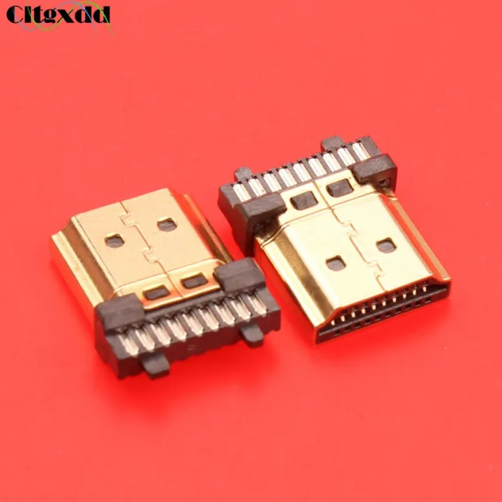19 pin HDMI Male Plug Connector Gold-plating HDMI Sockect repair ...