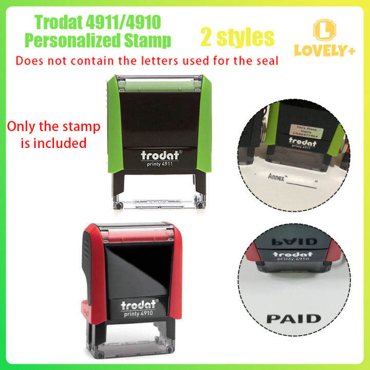 Trodat 4911/4910 Personalized Sstamp Self inking Trodat Stamp | Lazada PH