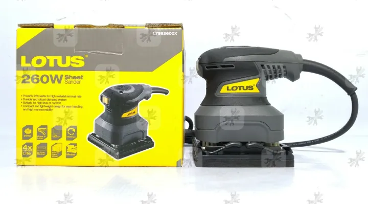 Lotus Sheet Sander 260W LTSS2600X (Palm Sander) | Lazada PH
