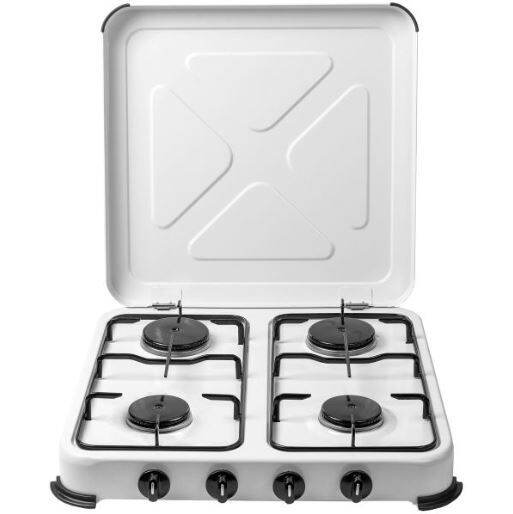 Camping Stove Gas Stove 4-Bulb with Ignition Protection Includes Gas ...