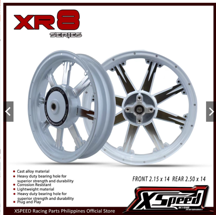 XSPEED MAGS XR8 FOR Honda Click 125 i ( 4 holes ) | Xspeed Philippines ...