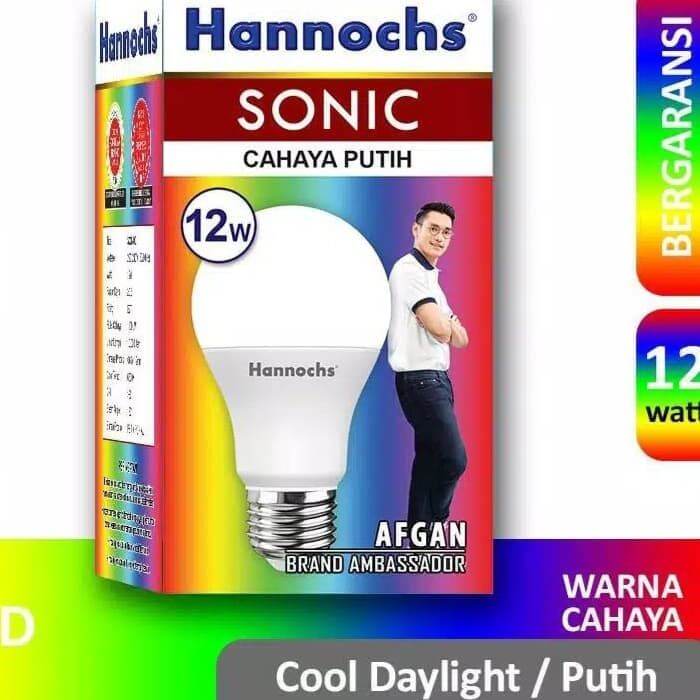 Lampu Led Sonic Hannochs 12 watt hemat ekonomis sonic 12w sonik hanochs ...