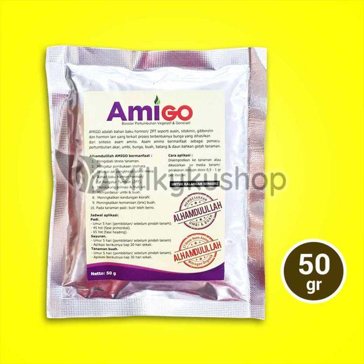 AMIGO 50 GRAM ZPT BOOSTER PERTUMBUHAN VEGETATIF GENERATIF | Lazada Indonesia