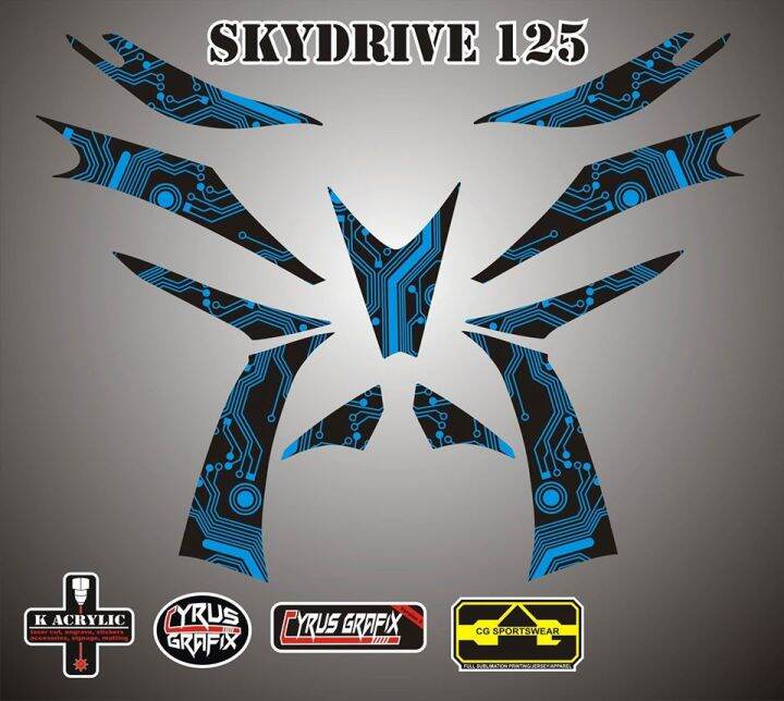 SKYDRIVE 125 STOCK DECALS | Lazada PH