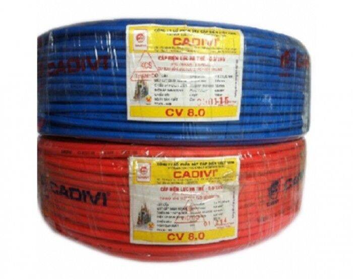 [Bán lẻ theo mét] Dây cáp điện đơn Cadivi CV 1.5mm2, CV 2.5mm2, CV 3.5mm2, CV 4.0mm2, CV 6.0mm2 ...