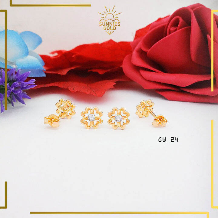 ANTING GIWANG EMAS KADAR 8K DAN 6K ANTING DESI MODEL BUNGA CANTIK ...
