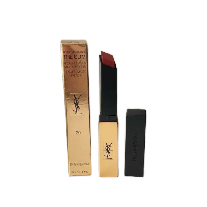 YSL Rouge Pur Couture The Slim Leather Matte Lipstick 2.2g #30 / #1966 / #416 | Lazada PH