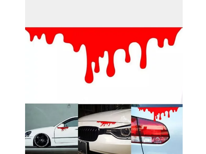STICKER MOBIL CUTTING STIKER BERCAK AIR STIKER DARAH | Lazada Indonesia