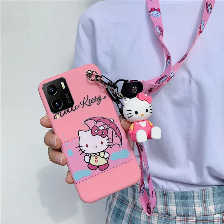 Casing For VIVO Y15s VIVO Y15A Cute Cartoon Soft Pink Hello Kitty ...