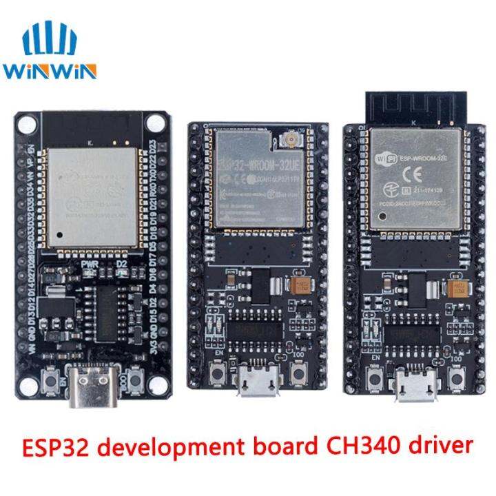 ESP32บอร์ดพัฒนา CH340 TYPE-C/ไมโคร USB Wifi + บลูทูธแบบ Dual-Core ใช้พลังงานต่ำพิเศษ ESP32-WROOM ...