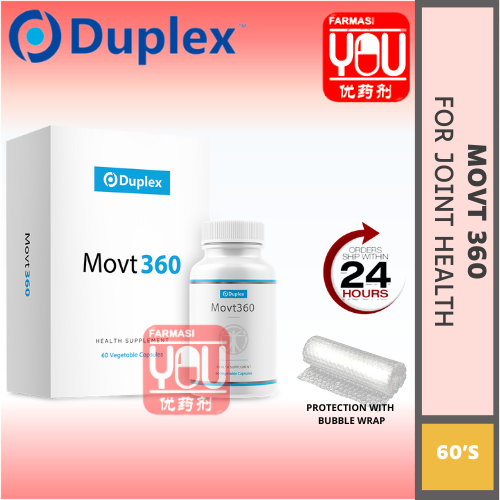 [YOUPHARMACY]DUPLEX MOVT360 60 VEGETABLE CAPSULES | Lazada
