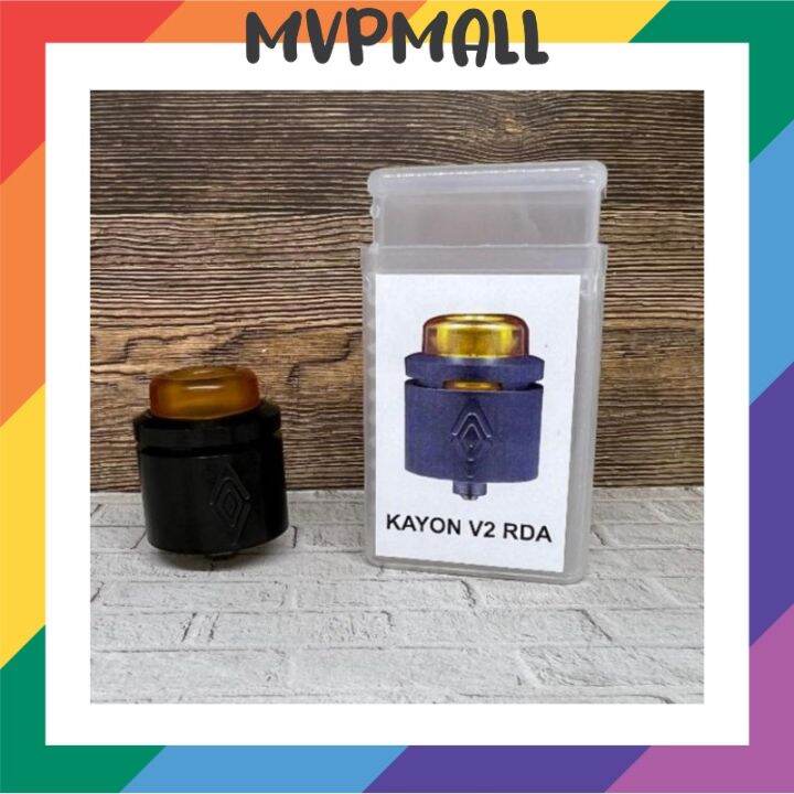 [BISA COD] Kayon v2 24mm RDA Best Clone Vape Atomizer Single Dual Coil | Lazada Indonesia