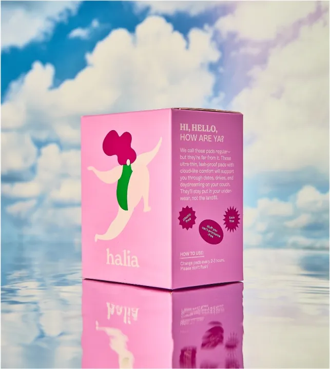 Halia Regular 4-Pack - Biodegradable - 10pcs/pack - Ultra-Thin with ...