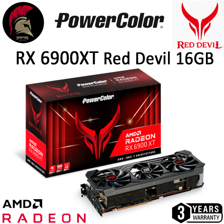 POWERCOLOR RX 6900XT RED DEVIL 16 GB , RX 6900XT VGA RADEON การ์ดจอ ...