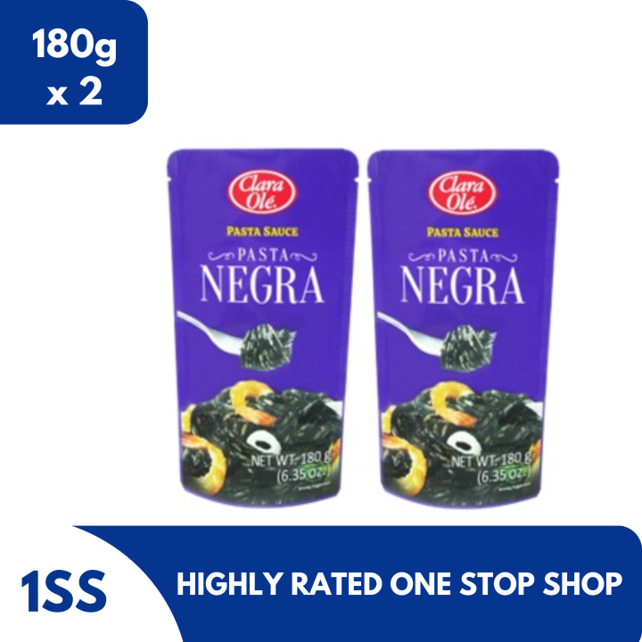 Clara Ole Pasta Negra Sauce, 180g set of 2 | Lazada PH