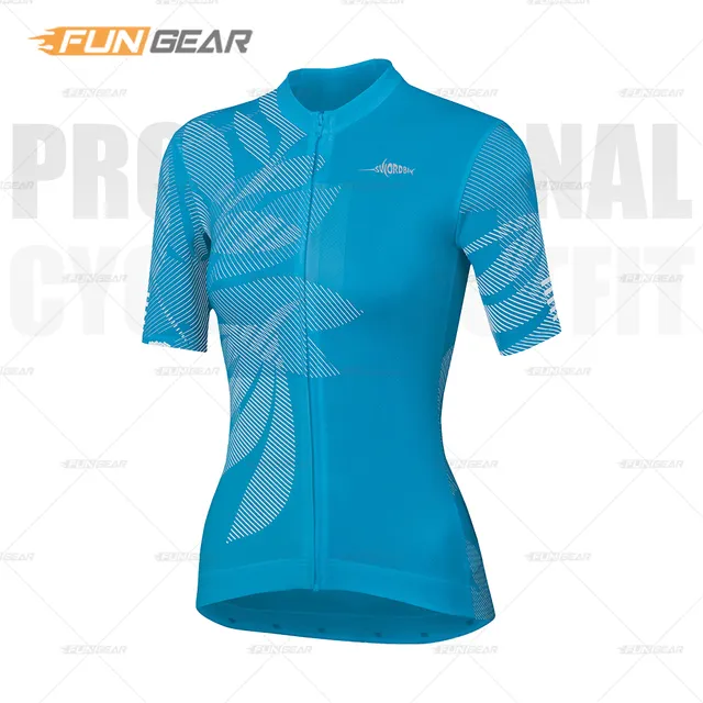 Women Short Sleeve Cycling Jersey Quick Dry Bicycle Cycling Top ...