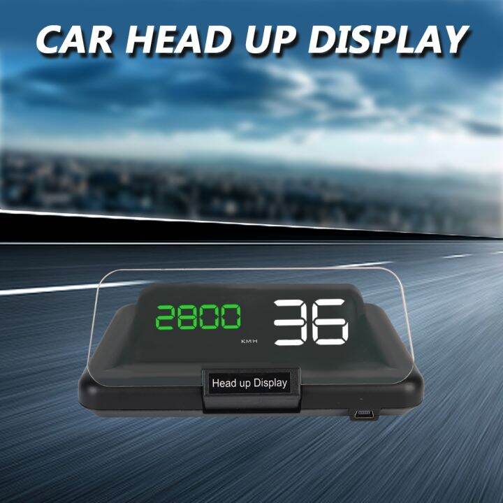 12V Car HUD OBD2 Head Up Display Mirror Projector On Board Computer ...