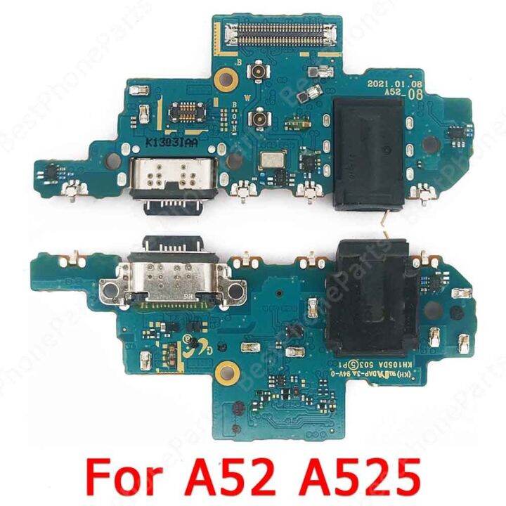 For Samsung Galaxy A52 Original Usb Charge Board Charging Port Pcb Dock Connector Plate Ribbon ...