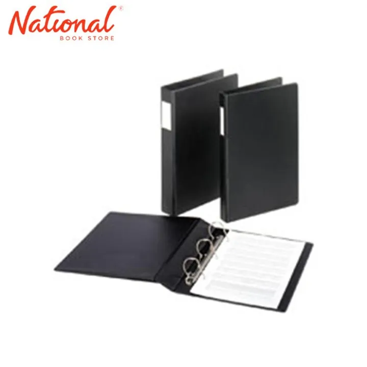 Seagull Ring Binder 3R Cmp355 Long 2.5In Dtype Pvc Cover, Black | Lazada PH