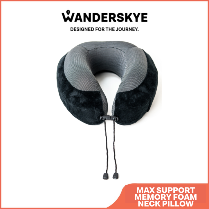Wanderskye Max Support Memory Foam Neck Pillow | Lazada PH