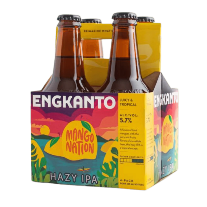 Engkanto Mango Nation Hazy IPA 330ml Bottle Pack (Total 4 Btls) | Lazada PH