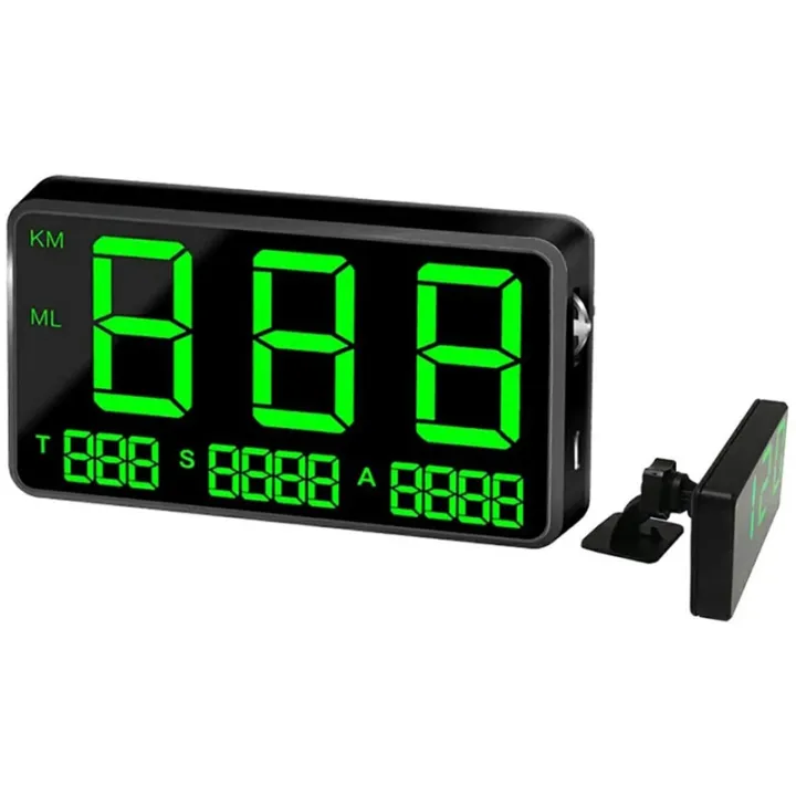 Car HUD Head Up Display, Digital GPS Speedometers with MPH/KMH Speed ...