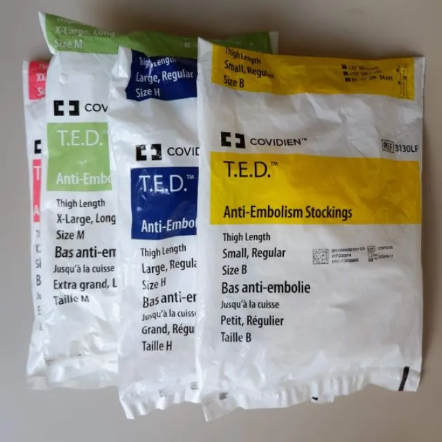 Compression Stockings Socks Hospital Grade T.E.D. Covidien brand urban ...