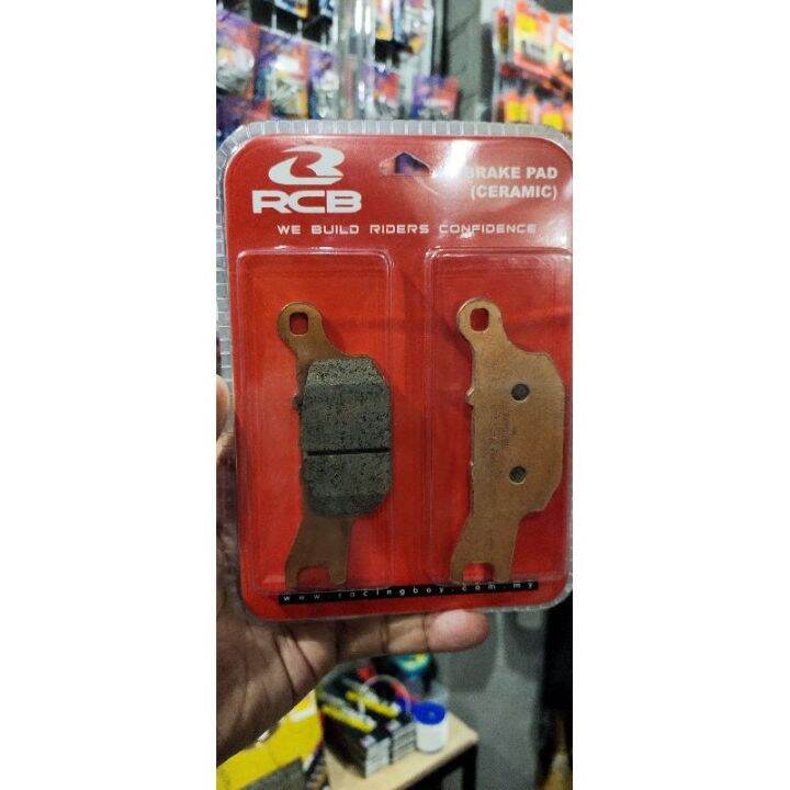 Racing Boy Disc Pad S2 Copper Ceramic Front/Rear Suzuki Raider 150 F.I ...