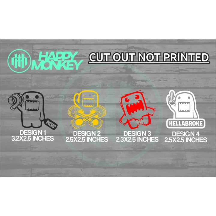 HM CARS AND MOTORCYCLES DECALS STICKERS JDM DESIGN | Lazada PH